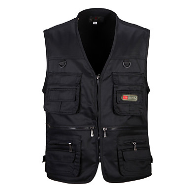 Men's Hiking Vest / Gilet Fishing Vest Winter Outdoor Lightweight ...