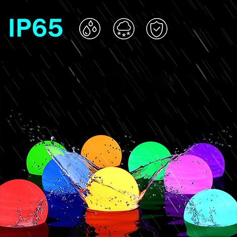 LED Pool Floating Light 40cm Glowing Ball Inflatable Luminous Ball LED ...